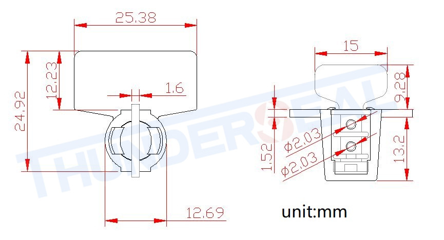 High safe meter seal- Toolless Roto-Seal - Wire Seal Manufacturers and ...